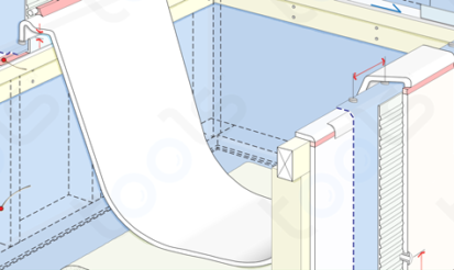 Parapet Cavity Tool - Masonry Wall, Waterproofing - Tools™