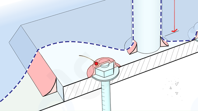 Waterproofing / External Waterproofing / Penetrations / Post Support ...